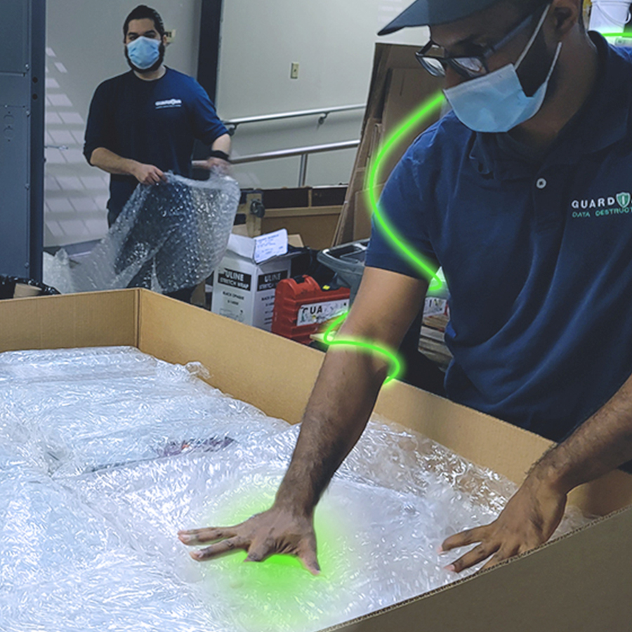 Packing IT assets for shipment or transport with white glove packing ...